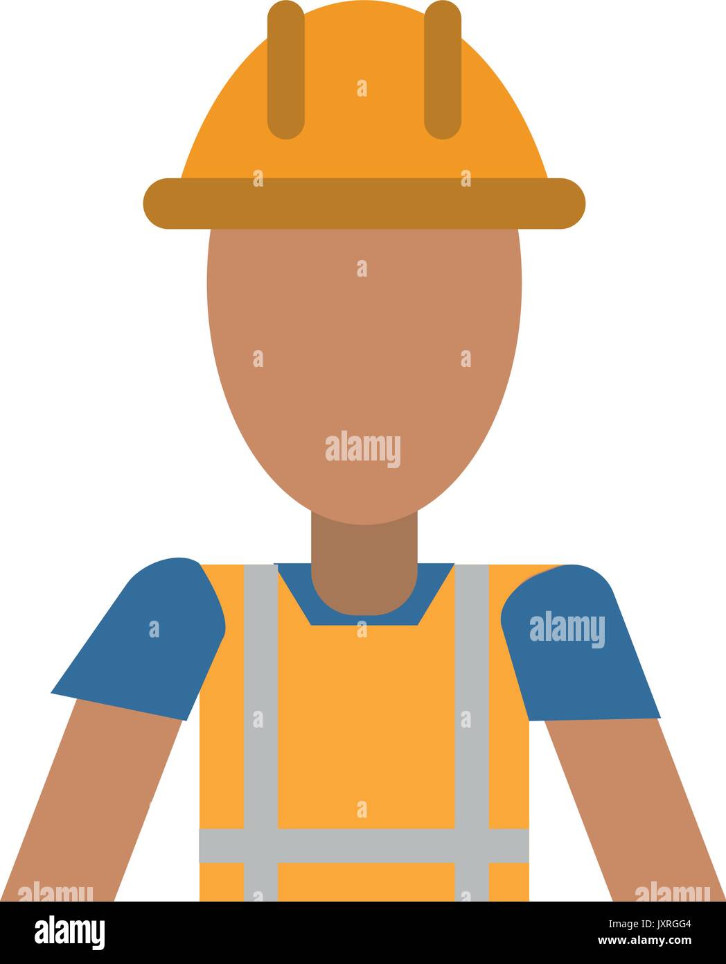 construction worker contractor avatar icon image Stock Vector Image ...