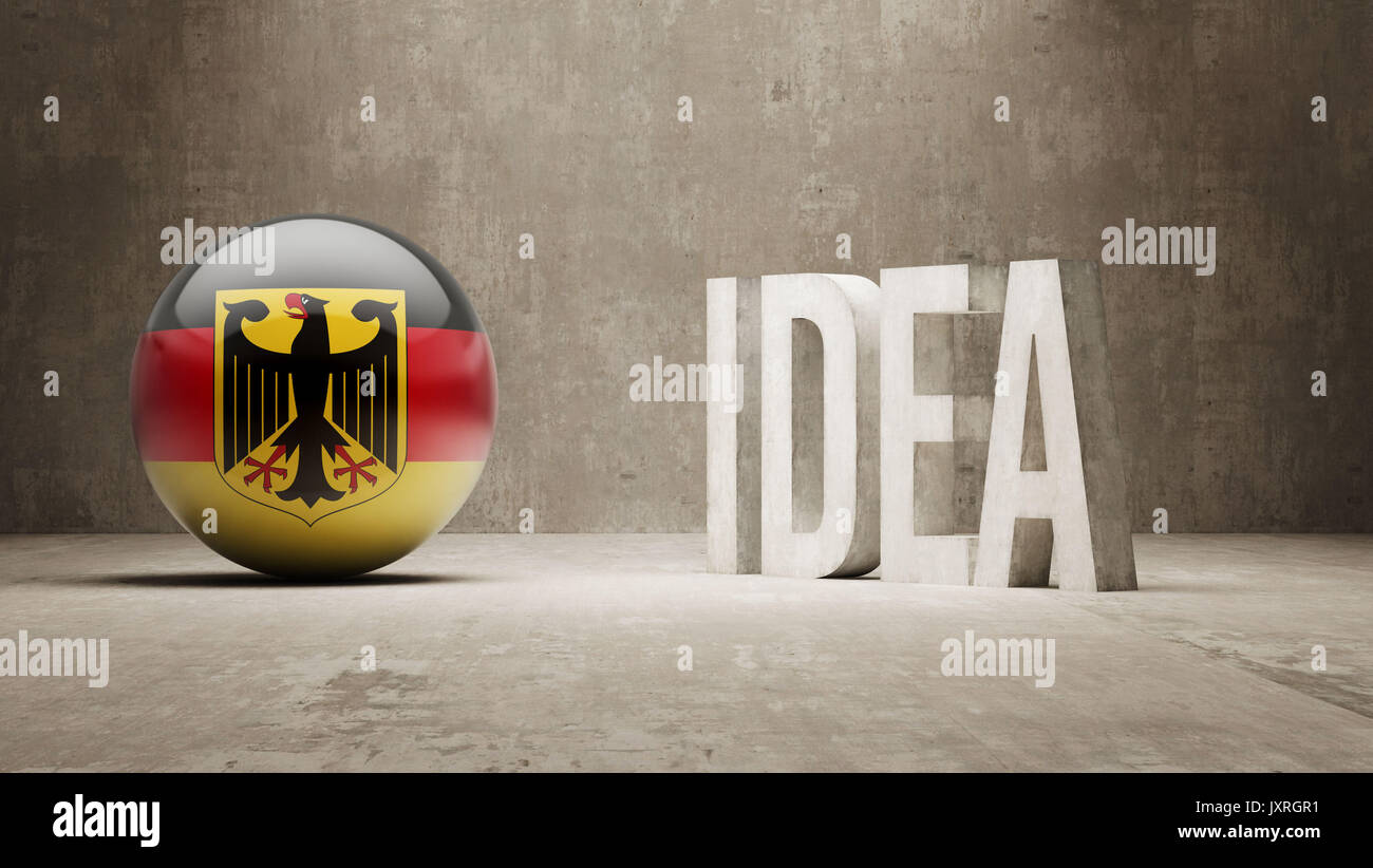 Germany High Resolution Idea Concept Stock Photo - Alamy