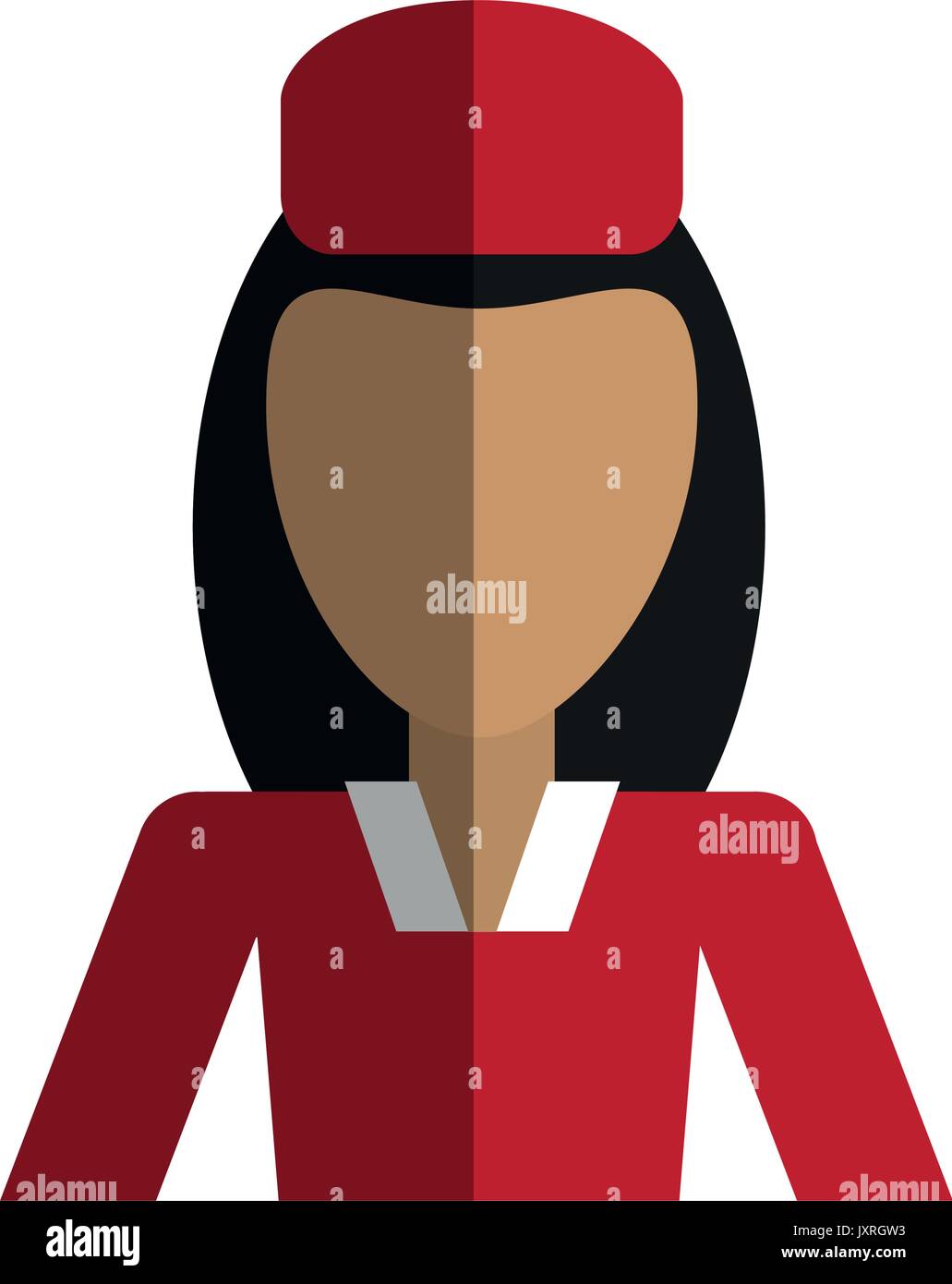 Air hostess stewardess icon illustration hi-res stock photography and ...