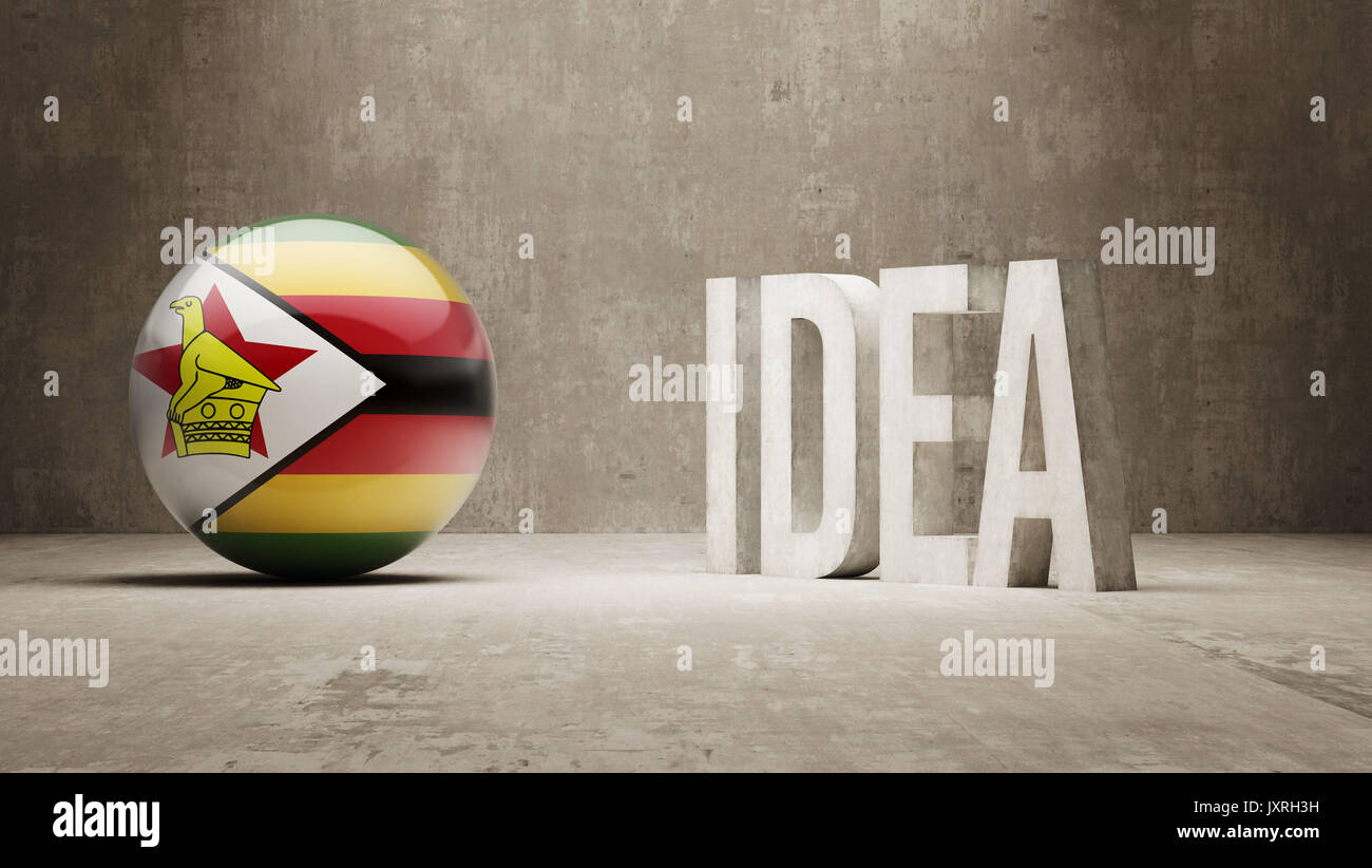 Zimbabwe High Resolution Idea Concept Stock Photo - Alamy