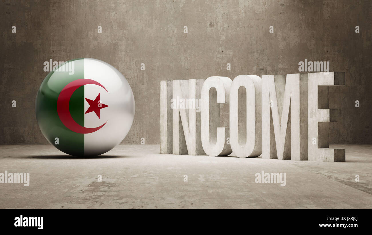 Algeria High Resolution Income Concept Stock Photo - Alamy