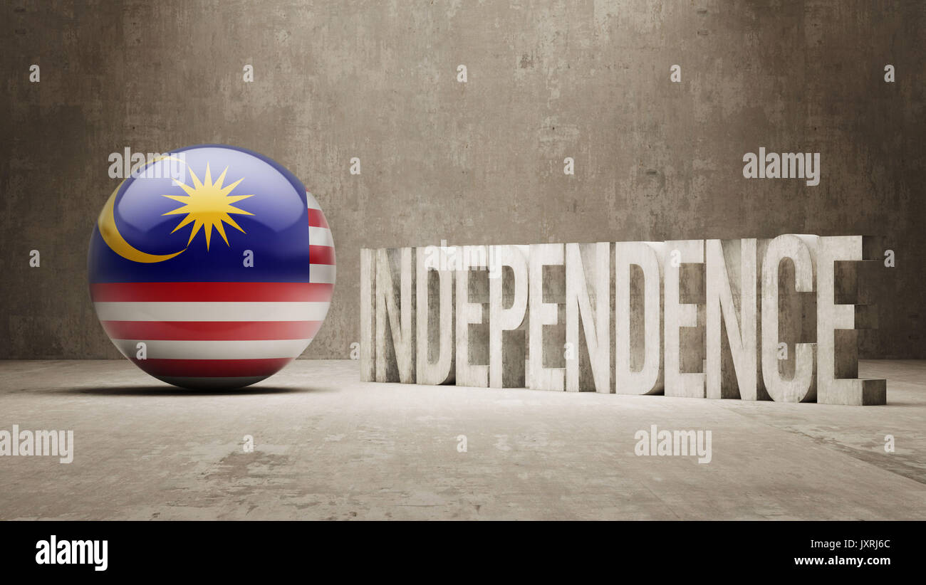 Malaysia High Resolution Independence Concept Stock Photo - Alamy