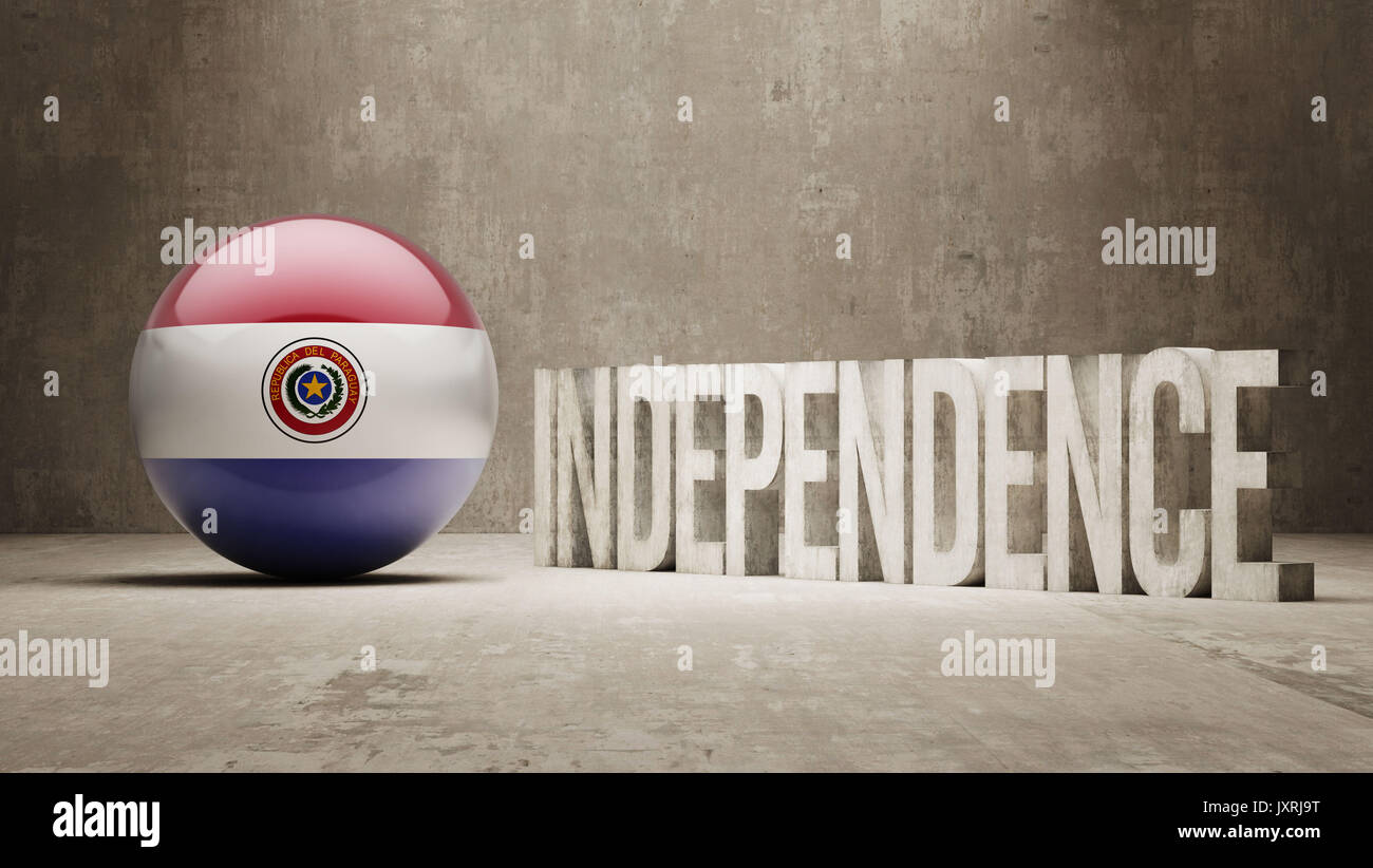 Paraguay High Resolution Independence Concept Stock Photo - Alamy