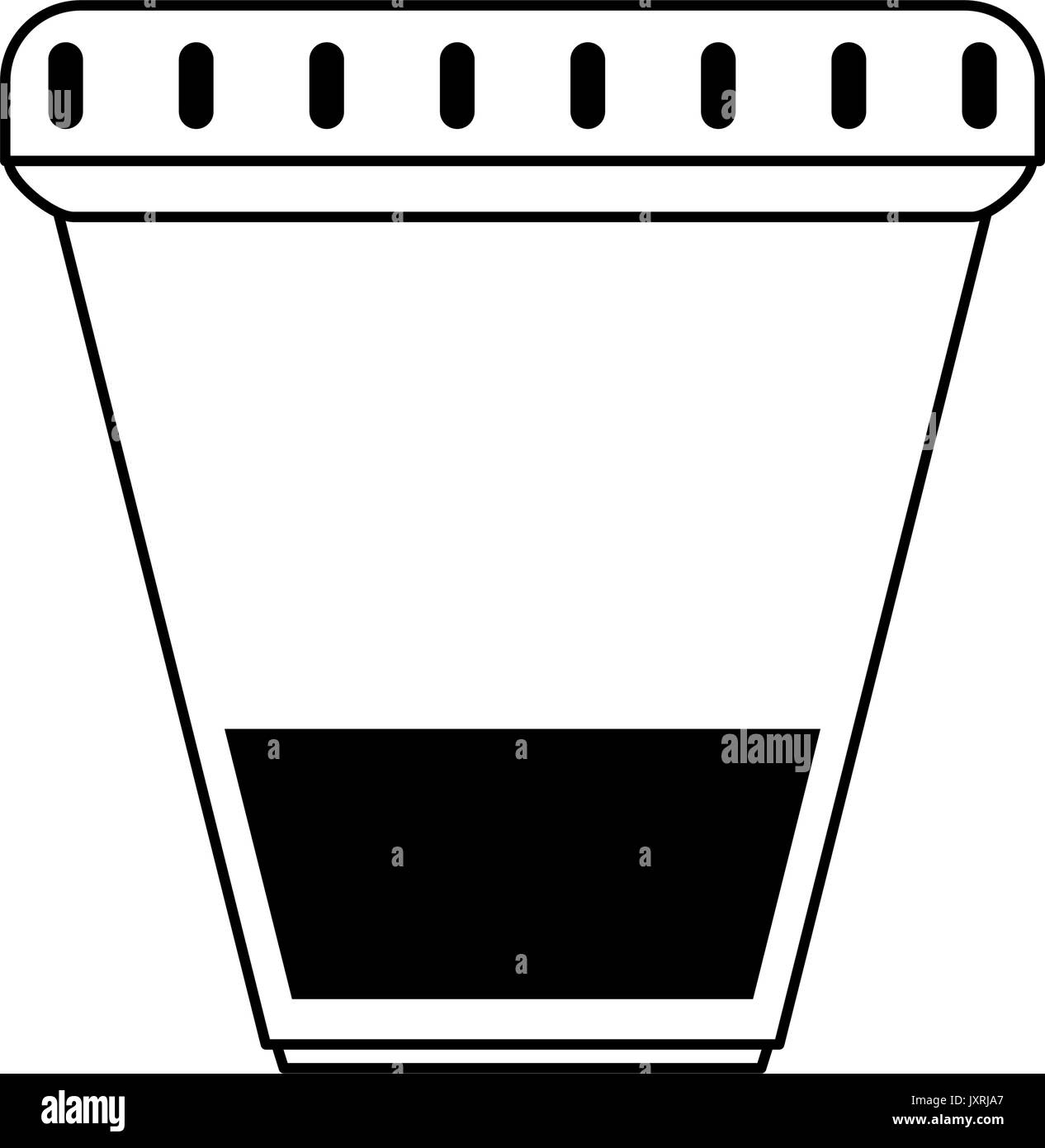 urine sample cup healthcare related icon image Stock Vector Image & Art ...