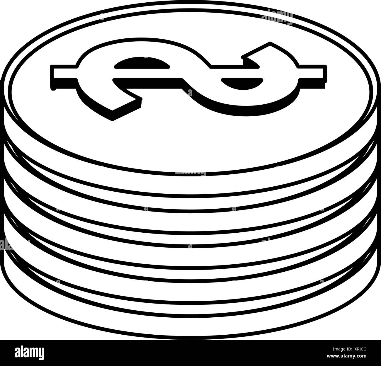 coin pile icon image Stock Vector Image & Art - Alamy