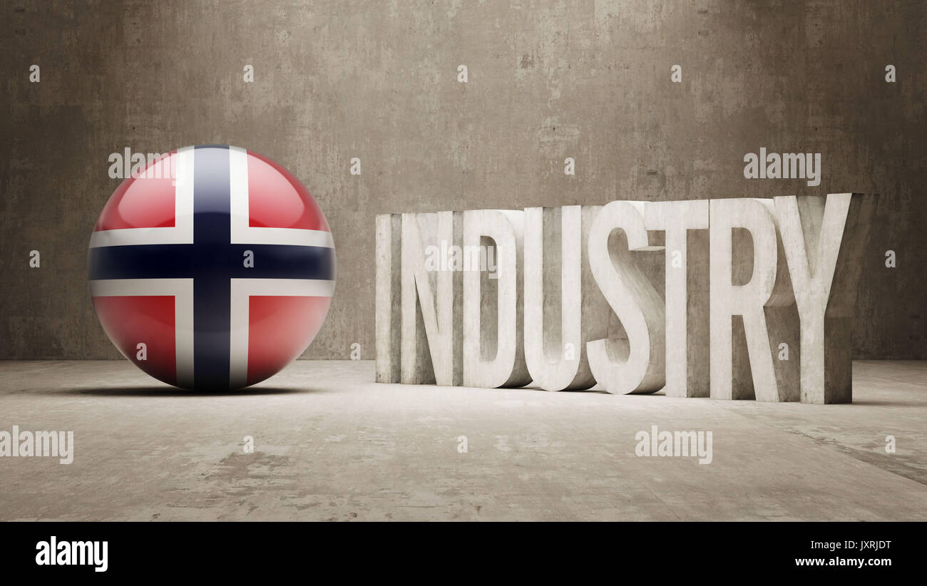 Norway High Resolution Industry Concept Stock Photo - Alamy