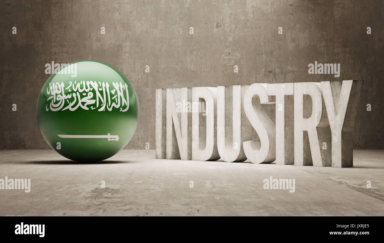 Saudi Arabia High Resolution Industry Concept Stock Photo - Alamy