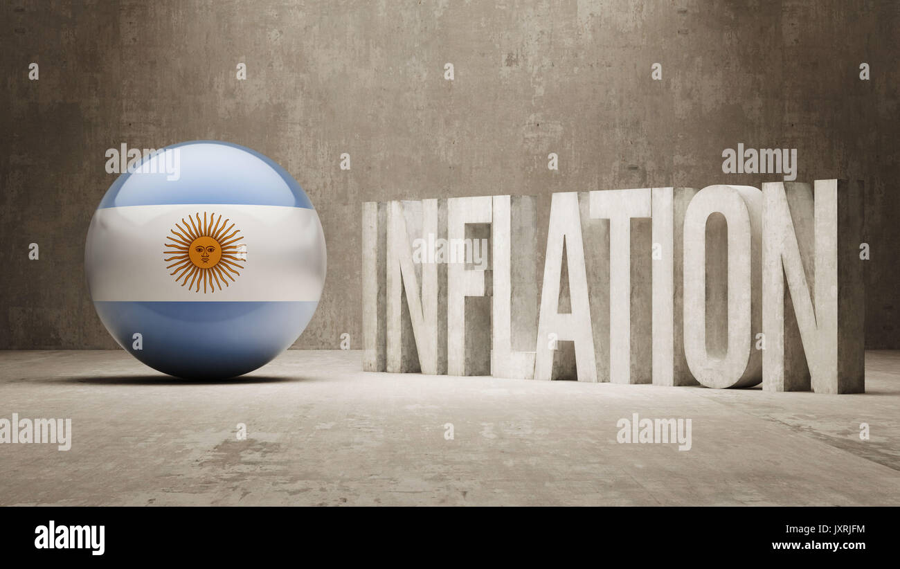 Argentina High Resolution Inflation Concept Stock Photo - Alamy