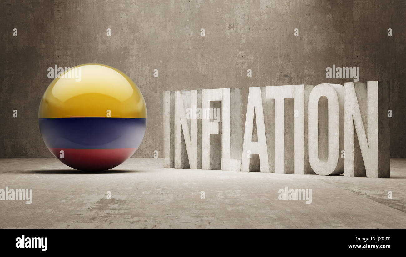 Colombia High Resolution Inflation Concept Stock Photo - Alamy