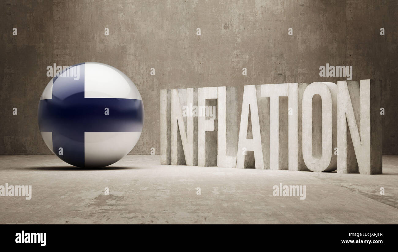 Finland High Resolution Inflation Concept Stock Photo - Alamy