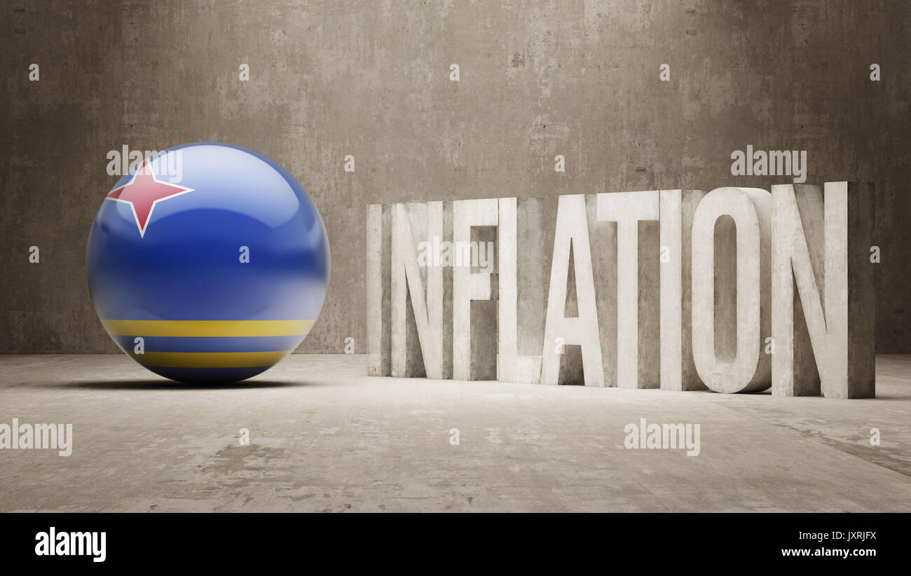 Aruba High Resolution Inflation Concept Stock Photo - Alamy