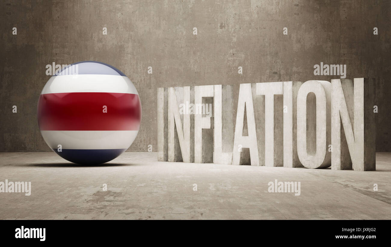 Costa Rica High Resolution Inflation Concept Stock Photo - Alamy