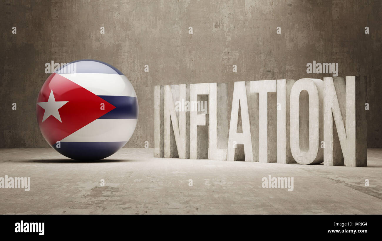 Cuba High Resolution Inflation Concept Stock Photo - Alamy