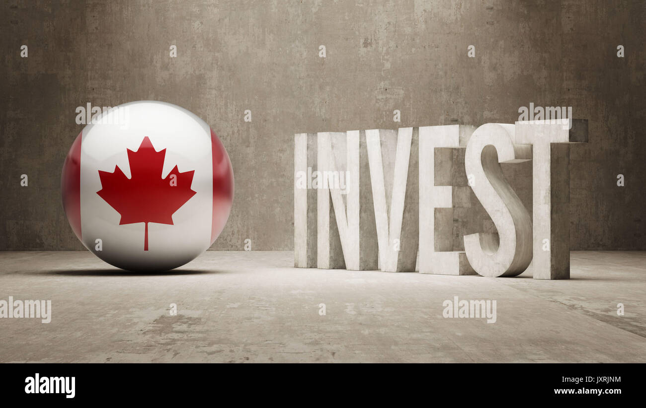 Canada High Resolution Invest Concept Stock Photo - Alamy