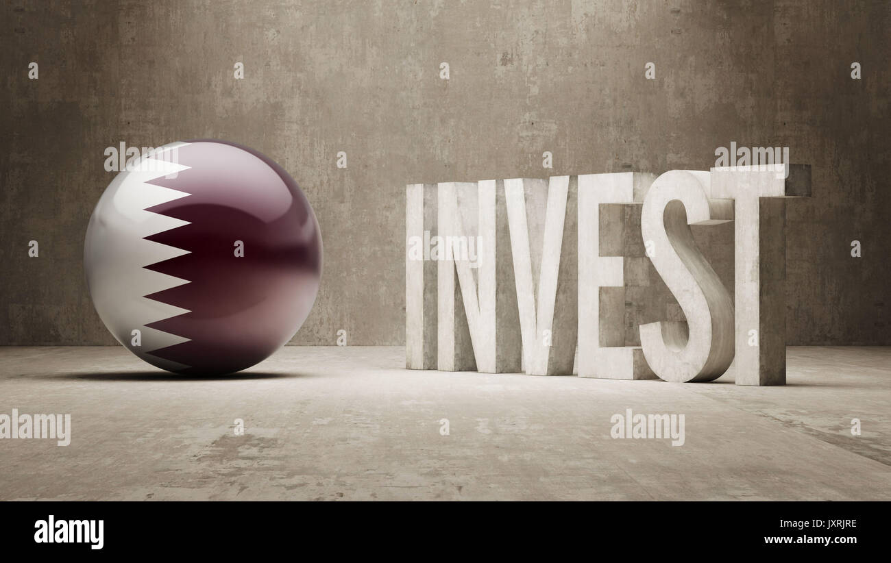 Qatar High Resolution Invest Concept Stock Photo - Alamy