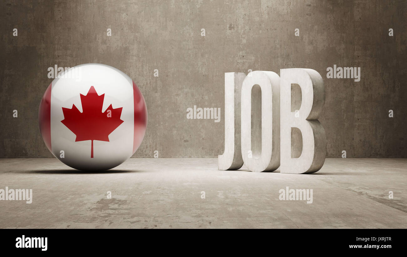 Canada High Resolution Job Concept Stock Photo - Alamy