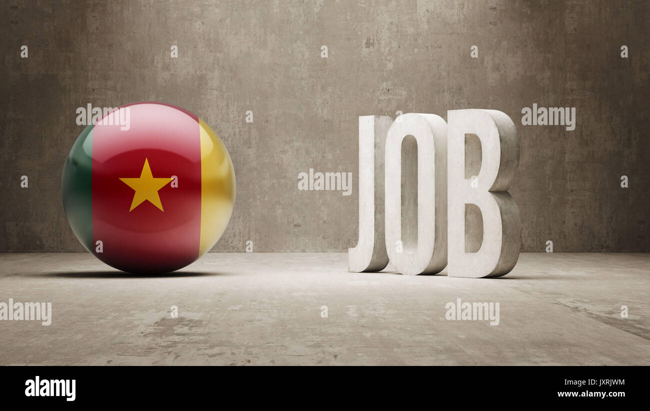 Cameroon High Resolution Job Concept Stock Photo - Alamy