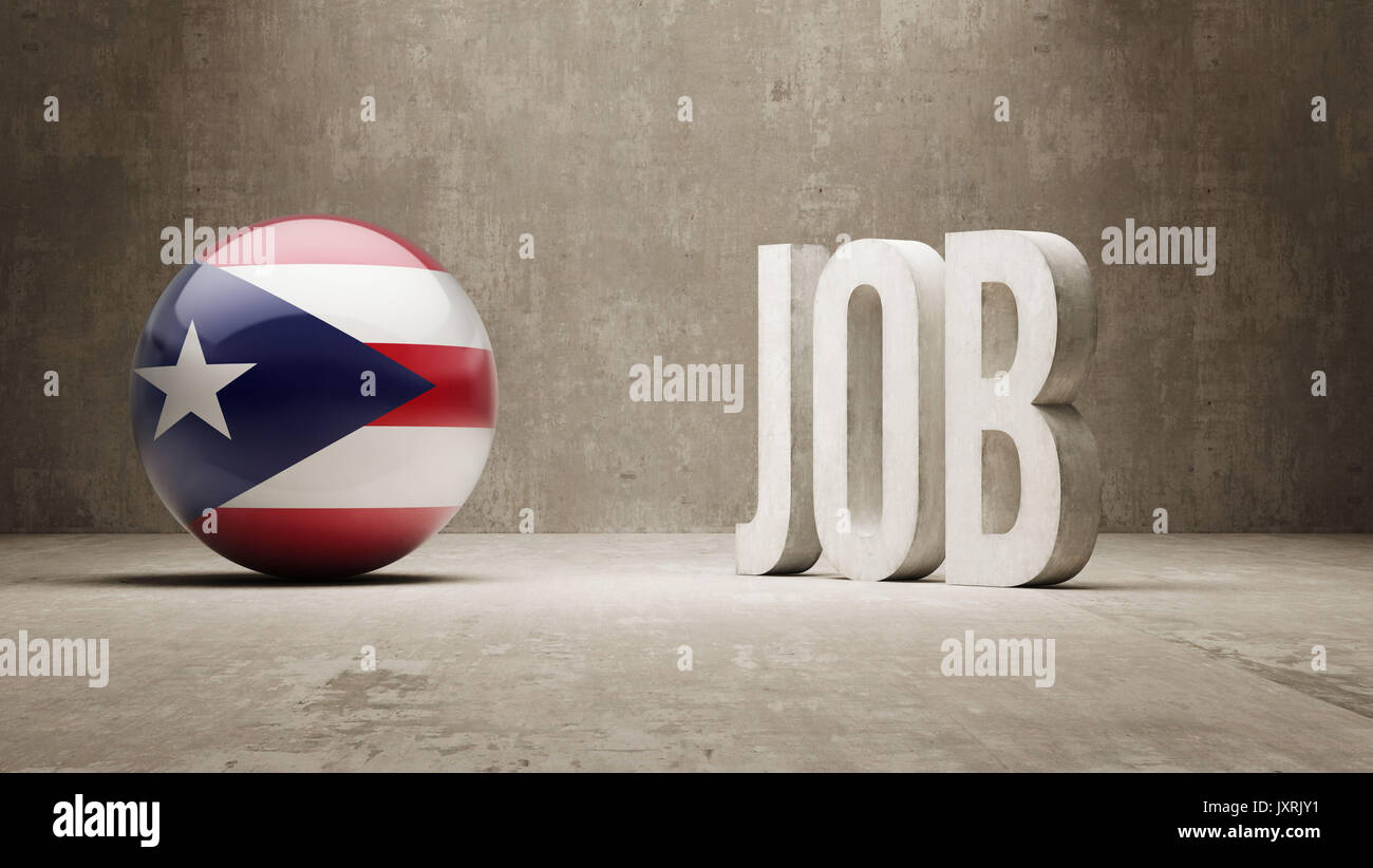 Puerto Rico High Resolution Job Concept Stock Photo - Alamy