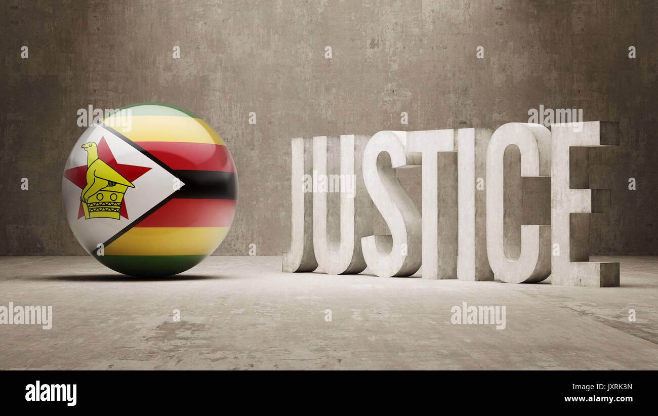 Zimbabwe High Resolution Justice Concept Stock Photo - Alamy