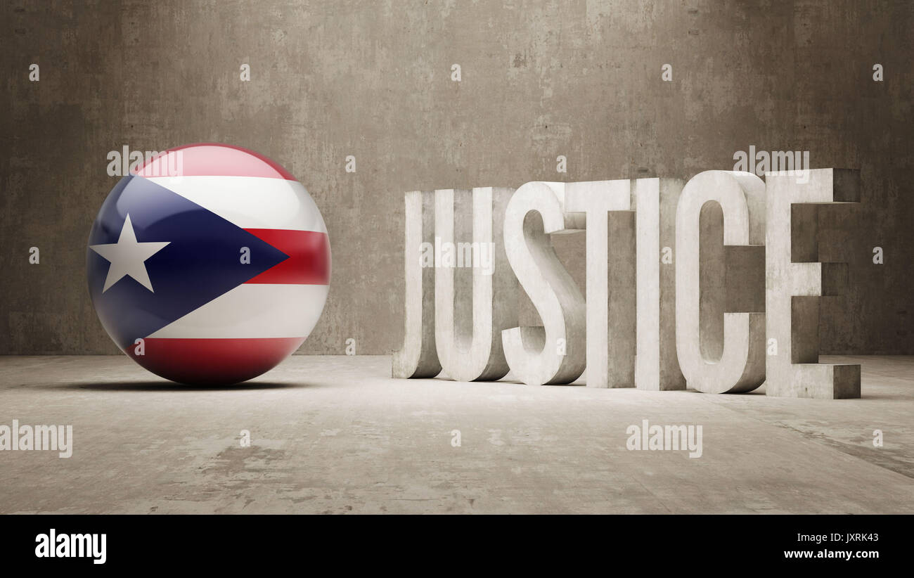 Puerto Rico High Resolution Justice Concept Stock Photo - Alamy