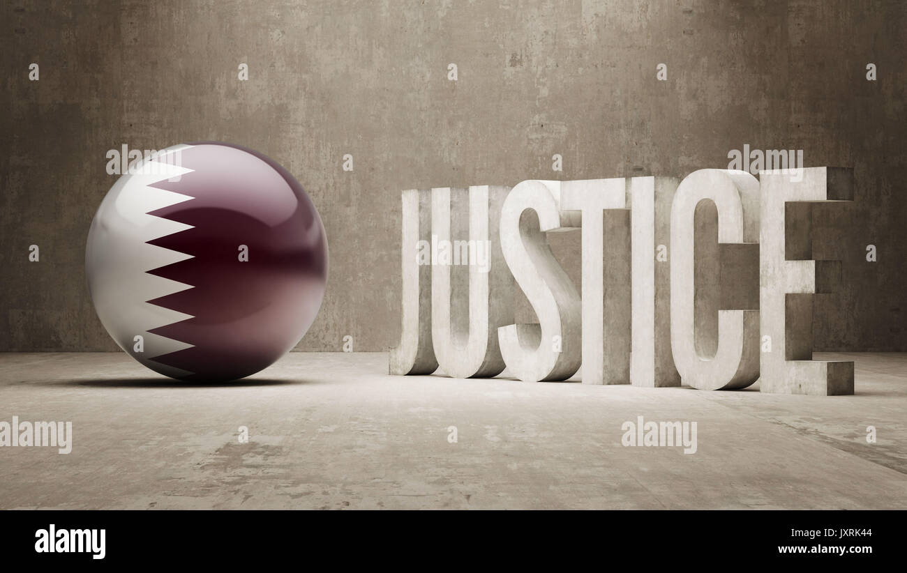 Qatar High Resolution Justice Concept Stock Photo - Alamy