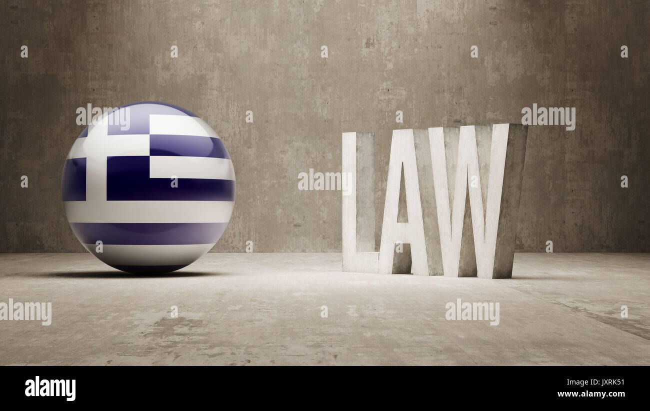Greece High Resolution Law Concept Stock Photo - Alamy