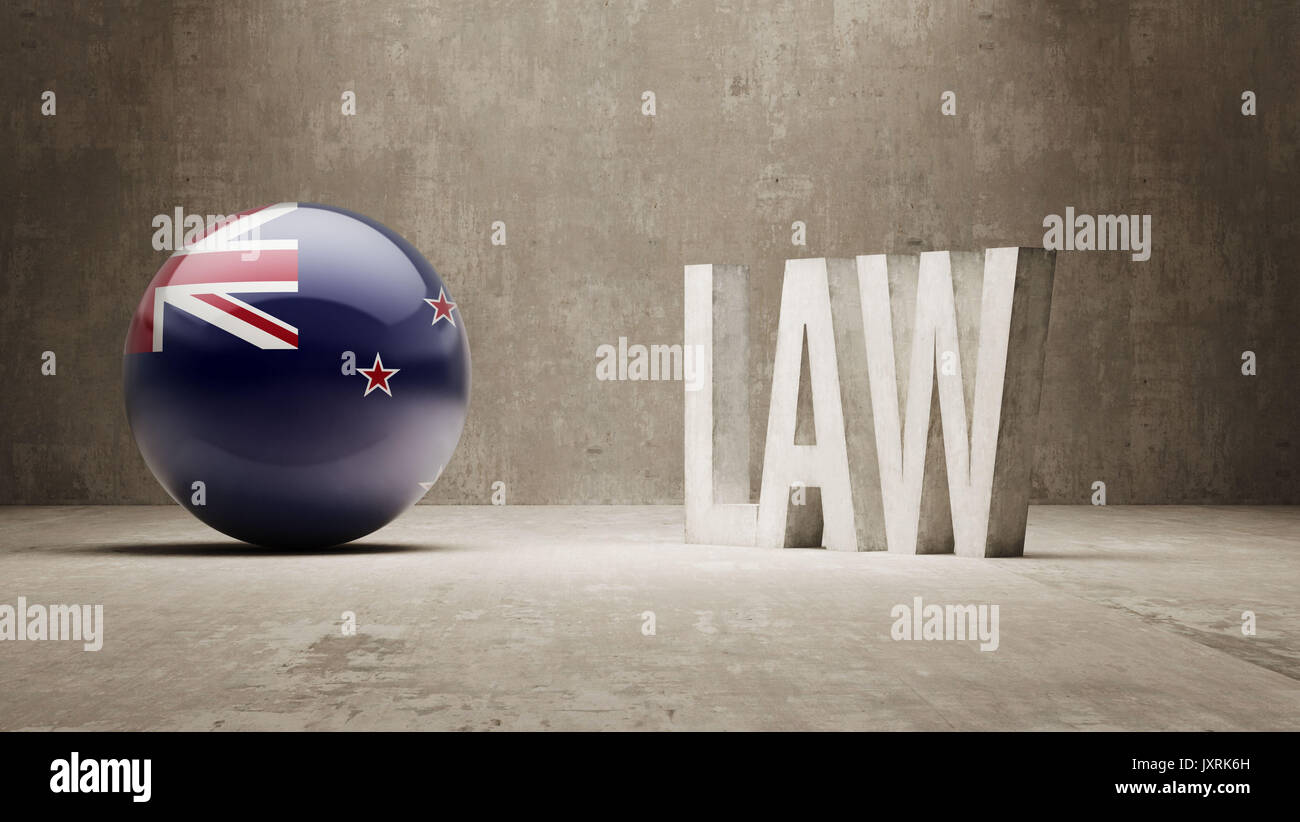 New Zealand High Resolution Law Concept Stock Photo - Alamy