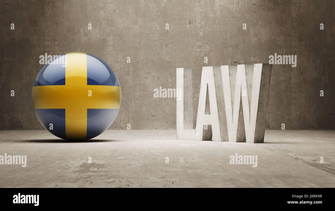 Sweden High Resolution Law Concept Stock Photo - Alamy