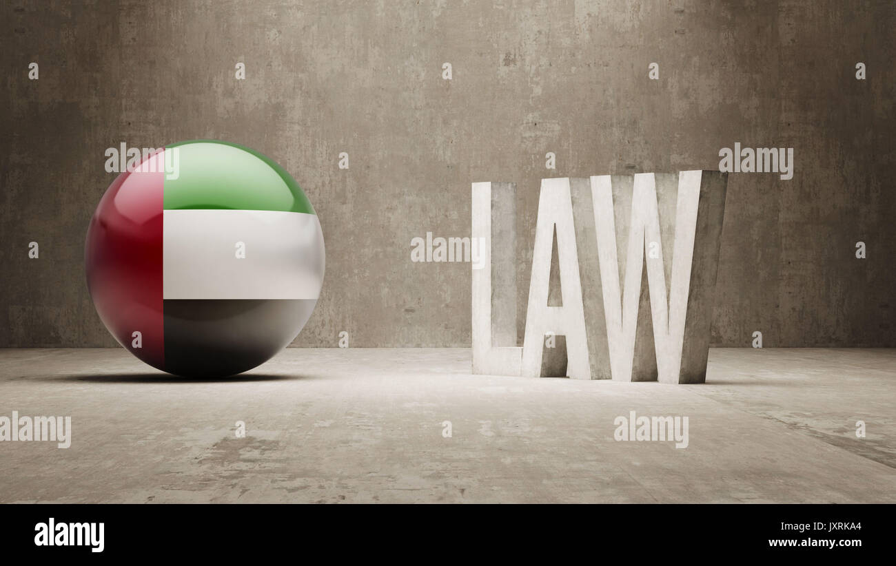 United Arab Emirates High Resolution Law Concept Stock Photo - Alamy