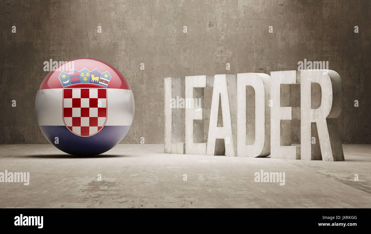 Croatia High Resolution Leader Concept Stock Photo - Alamy
