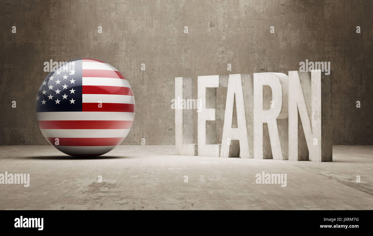 United States High Resolution Learn Concept Stock Photo - Alamy