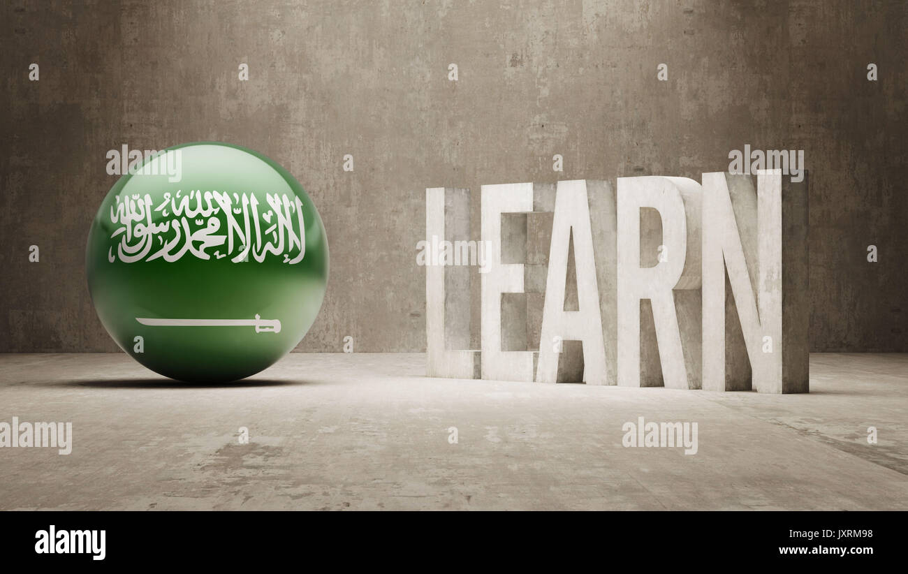 Saudi Arabia High Resolution Learn Concept Stock Photo - Alamy