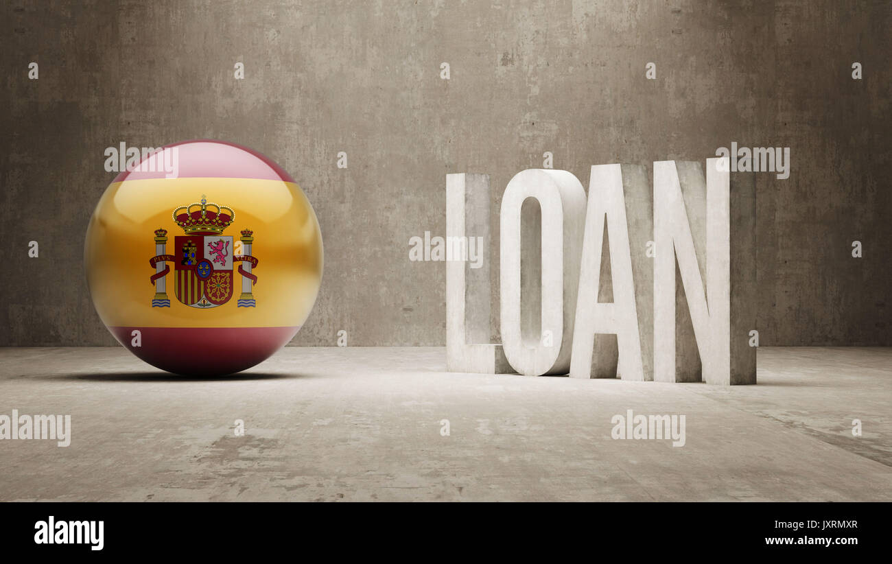 Spain High Resolution Loan Concept Stock Photo - Alamy