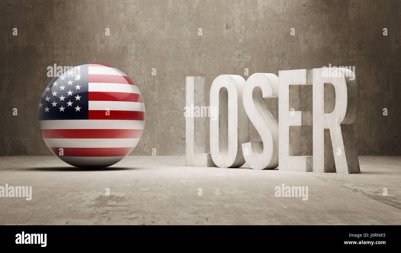 United States High Resolution Loser Concept Stock Photo - Alamy