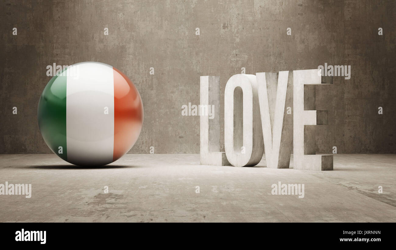 Ireland High Resolution Love Concept Stock Photo - Alamy