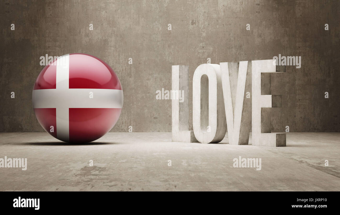 Denmark High Resolution Love Concept Stock Photo - Alamy