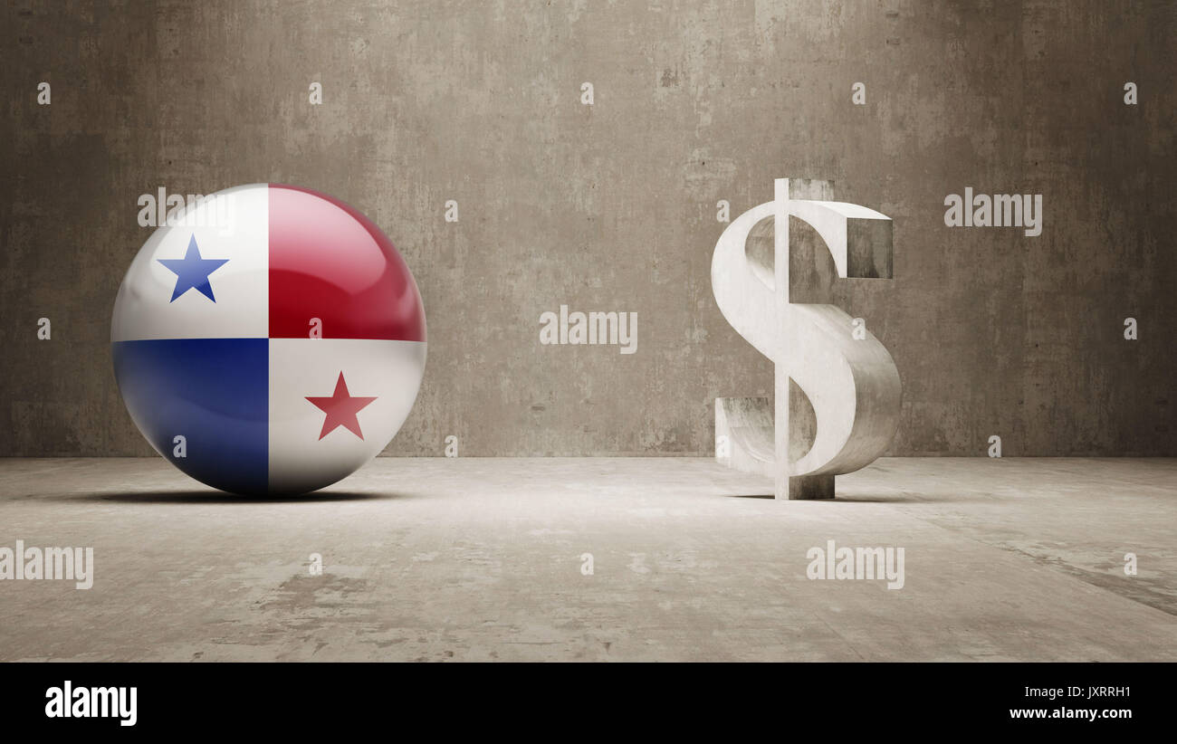 Panama High Resolution Money Sign Concept Stock Photo - Alamy