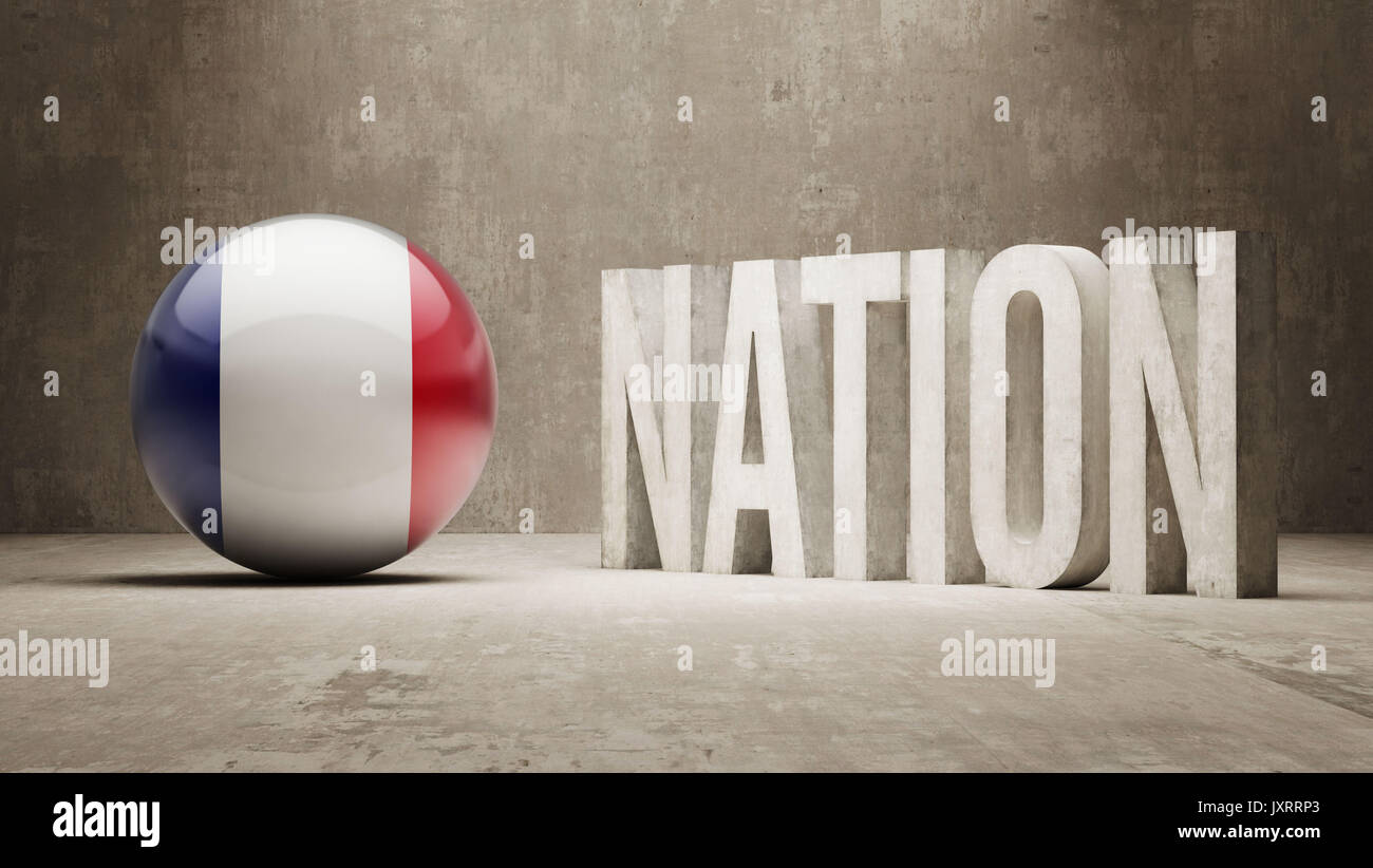 France High Resolution Nation Concept Stock Photo - Alamy