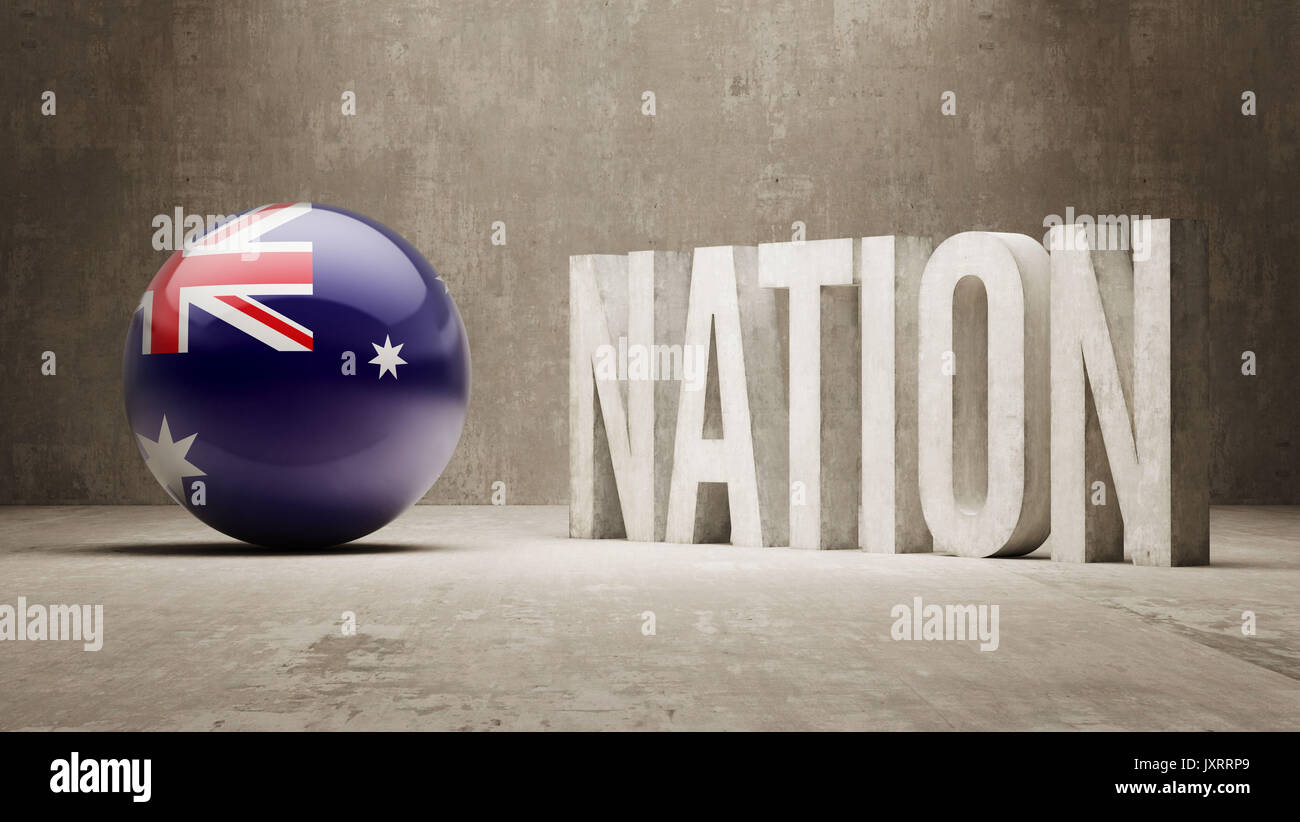 Australia High Resolution Nation Concept Stock Photo - Alamy