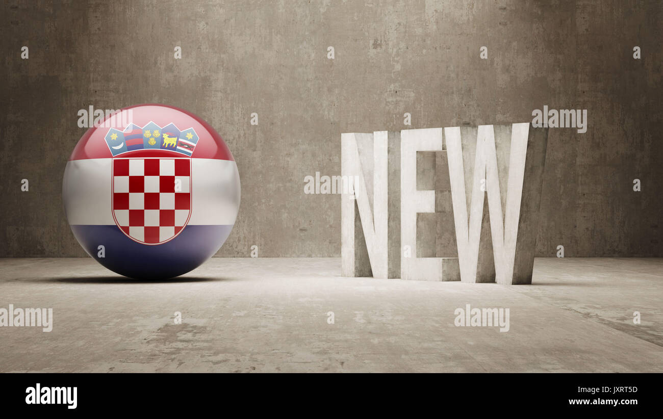 Croatia High Resolution New Concept Stock Photo - Alamy