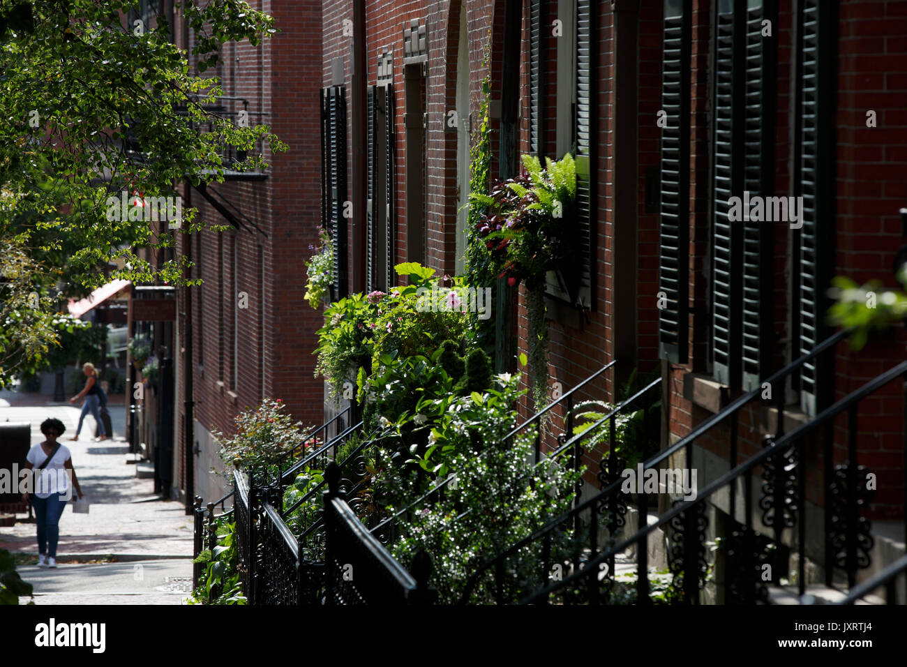 Chestnut street boston hi-res stock photography and images - Alamy