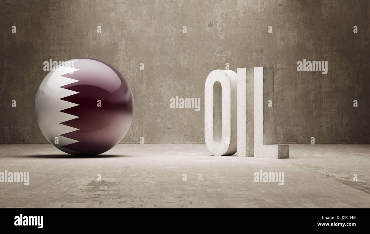 Qatar High Resolution Oil Concept Stock Photo - Alamy