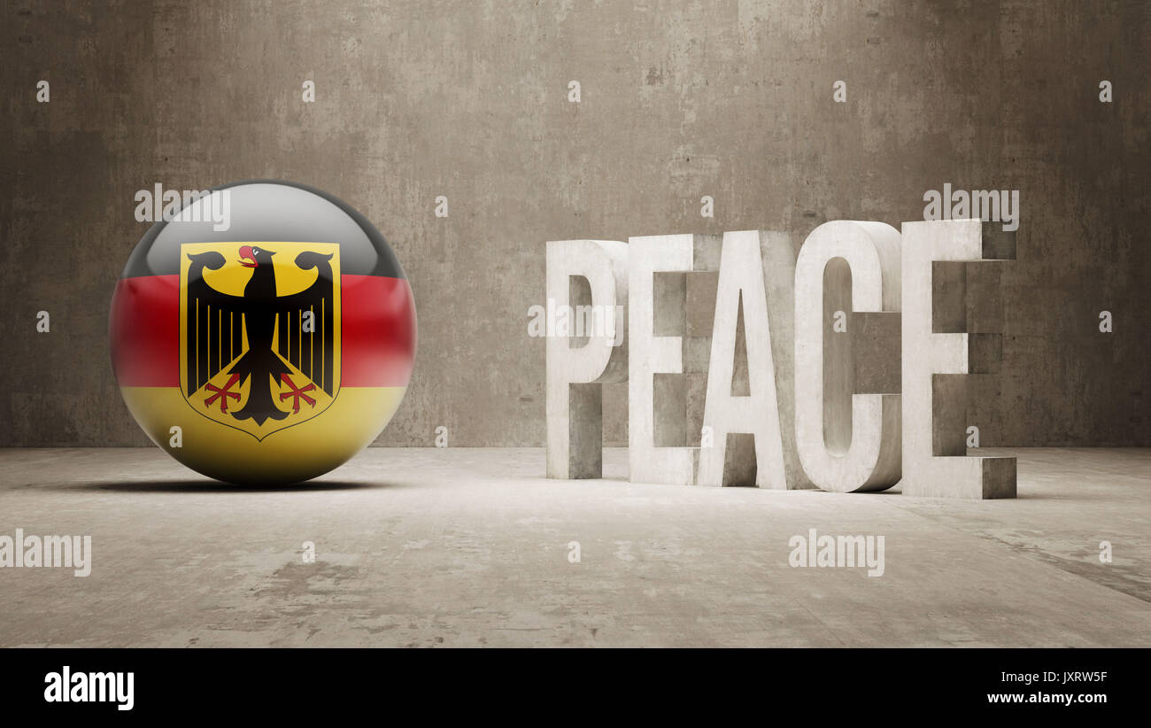 Germany High Resolution Peace Concept Stock Photo - Alamy