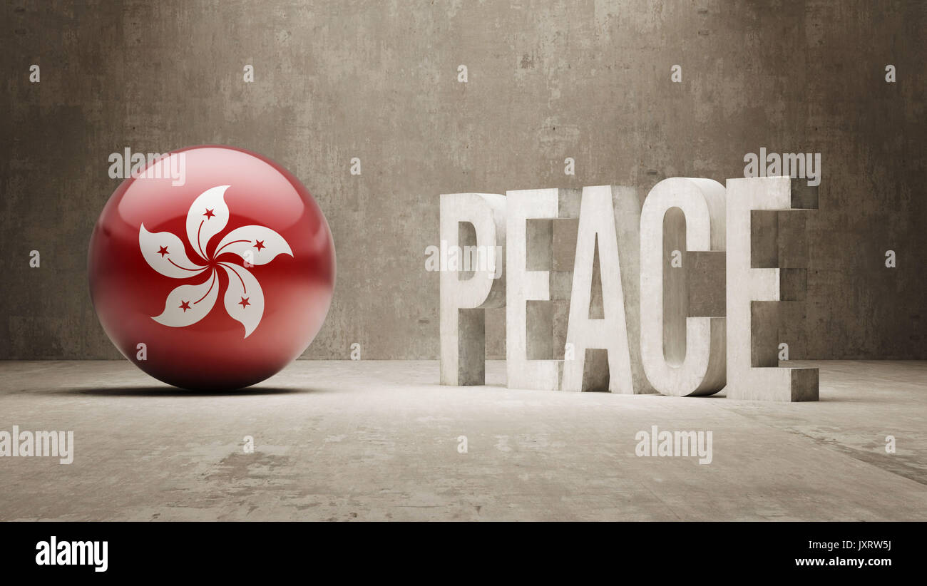 Hong Kong High Resolution Peace Concept Stock Photo - Alamy