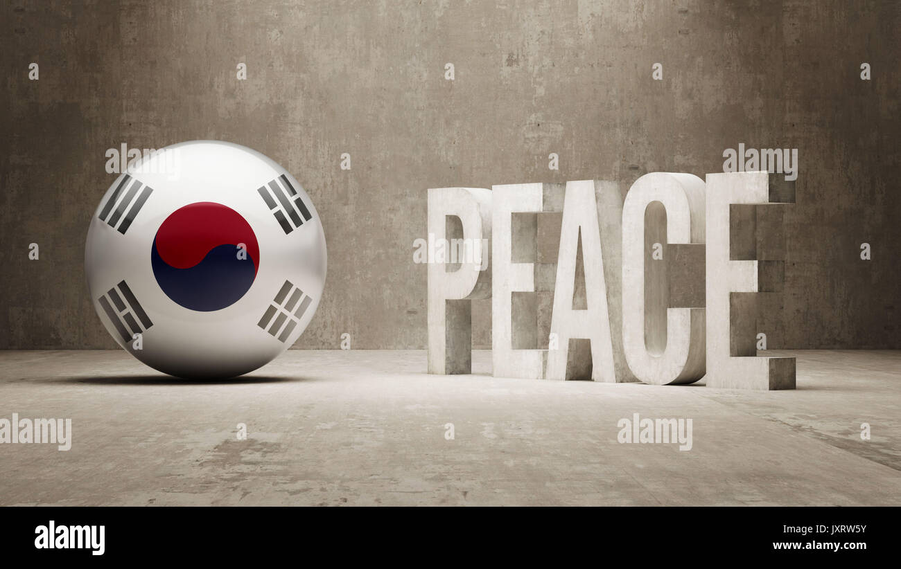 South Korea High Resolution Peace Concept Stock Photo - Alamy