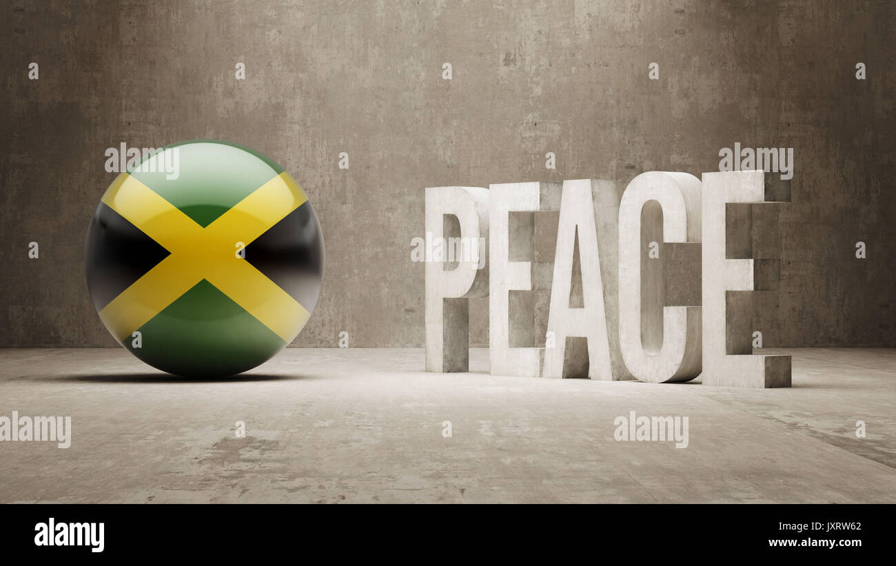 Jamaica High Resolution Peace Concept Stock Photo - Alamy