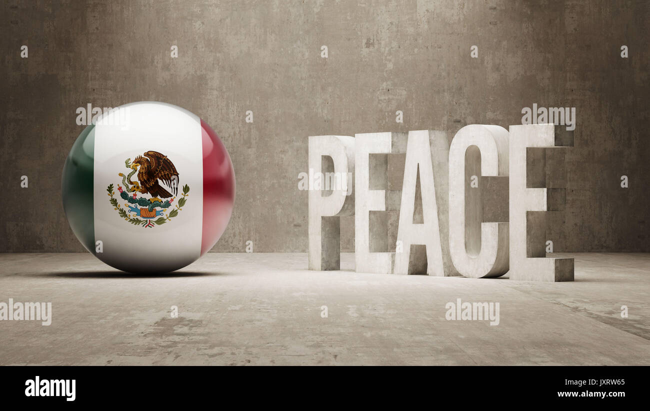 Mexico High Resolution Peace Concept Stock Photo - Alamy