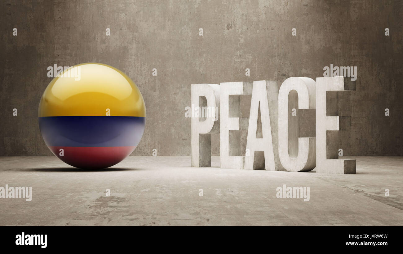 Colombia High Resolution Peace Concept Stock Photo - Alamy