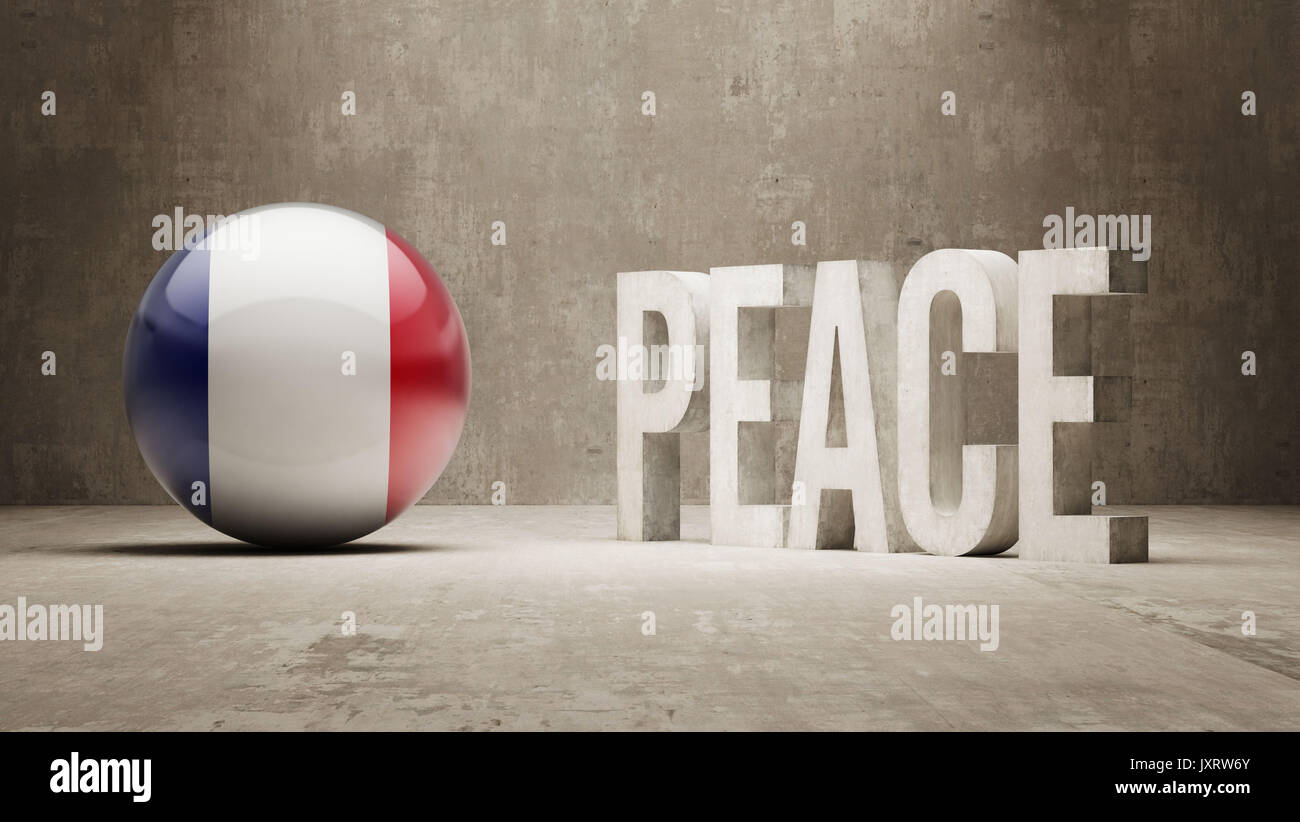 France High Resolution Peace Concept Stock Photo - Alamy