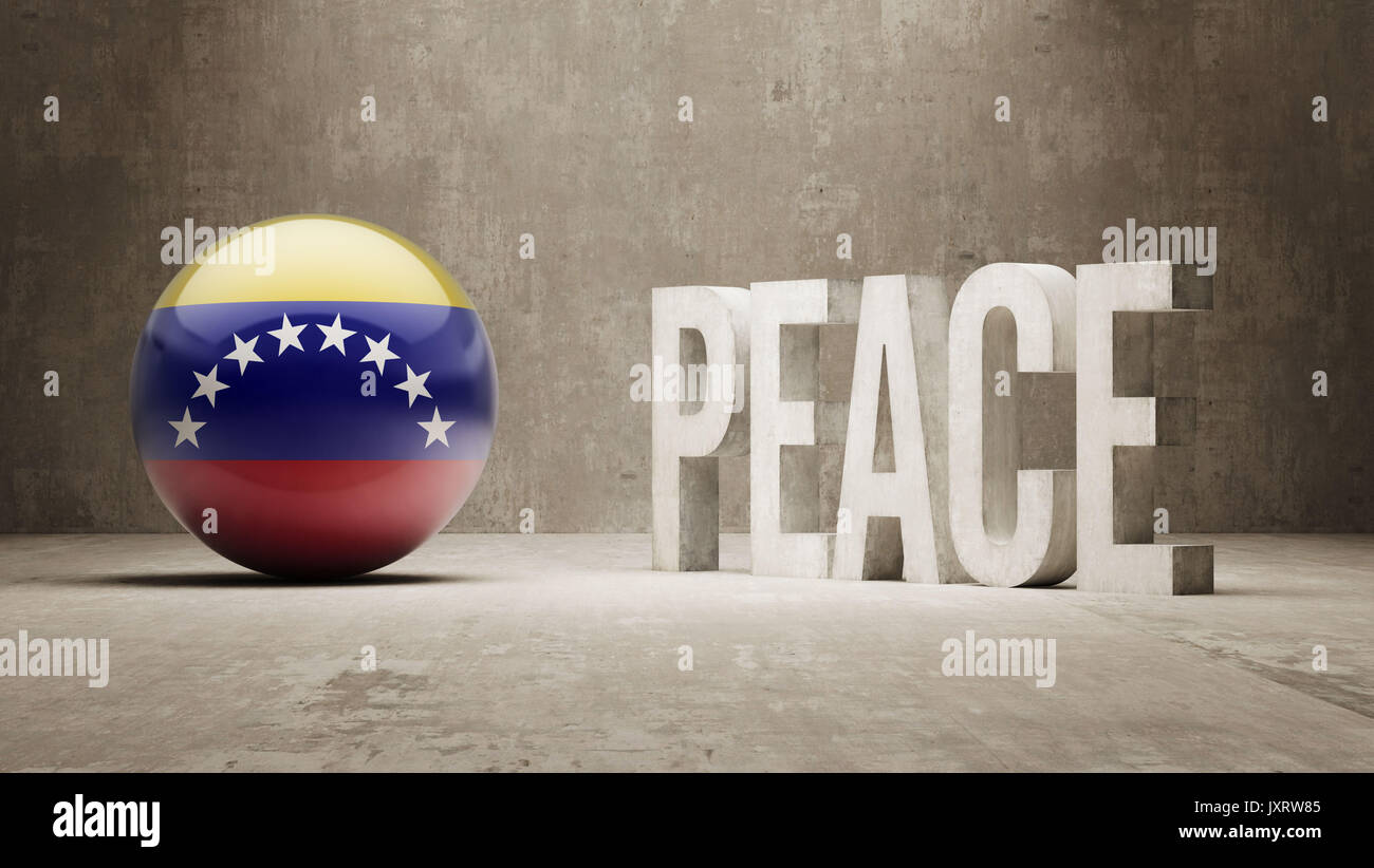 Venezuela High Resolution Peace Concept Stock Photo - Alamy